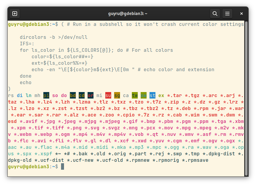 ls colors broken under Solarized dark theme – Guy Rutenberg
